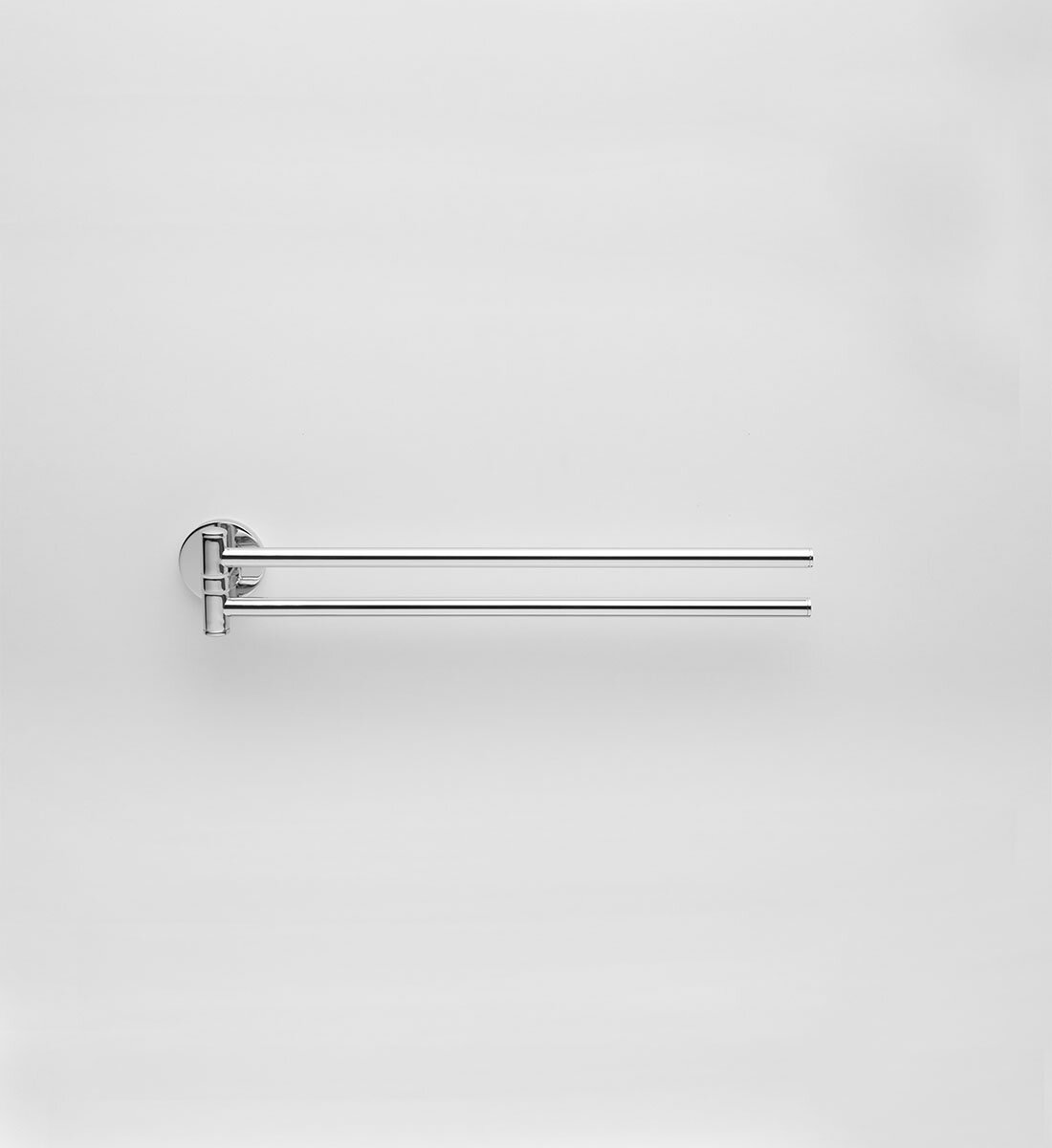 Держатель для полотенец AM.PM Bliss L хром, вешалка-вертушка для полотенец, двойная, поворотная, гарантия 5 лет