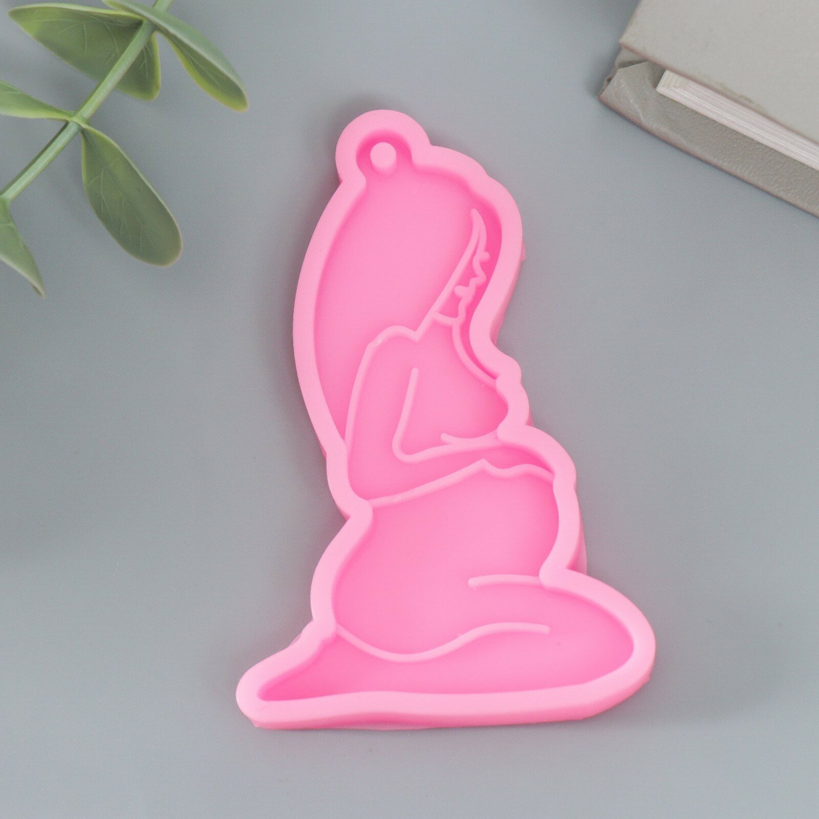 Молд силиконовый «Будущая мама» 8.5×6 см