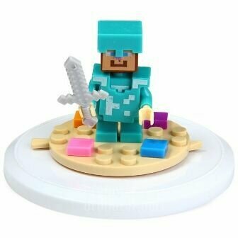 Конструктор Майнкрафт, Minecraft Building Block - Diamond Steve