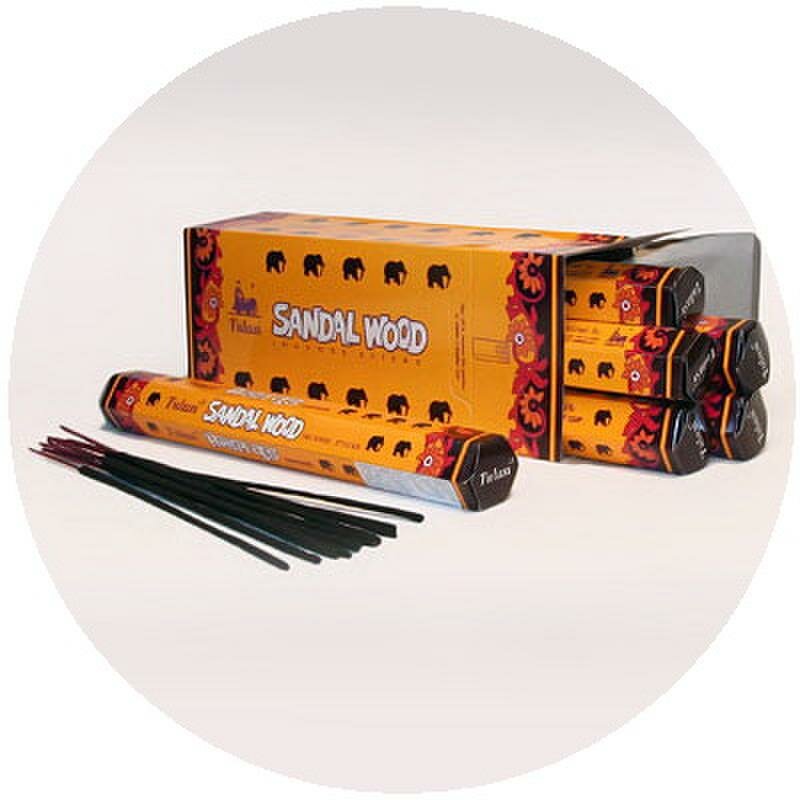 Благовония Tulasi-Sarathi Sandal wood - Сандаловое дерево, 20 палочек