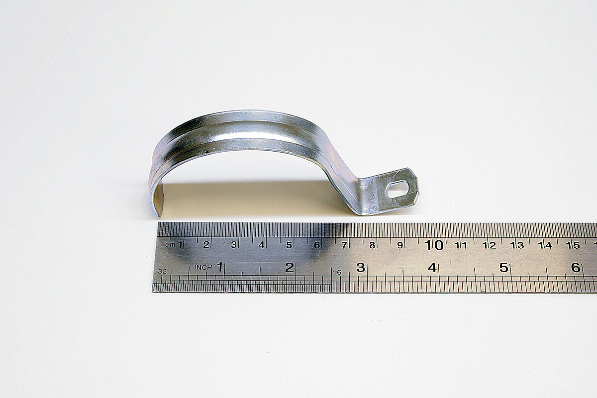 Скоба металлическая оцинкованная однолапковая MAYER СМО 60-63 (50шт)