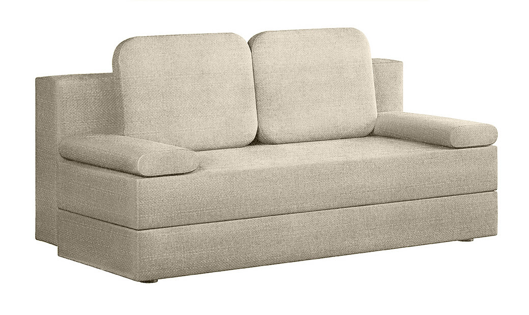 Диван раскладной еврокнижка Аура 3 в цвете бежевый (бинго 31)