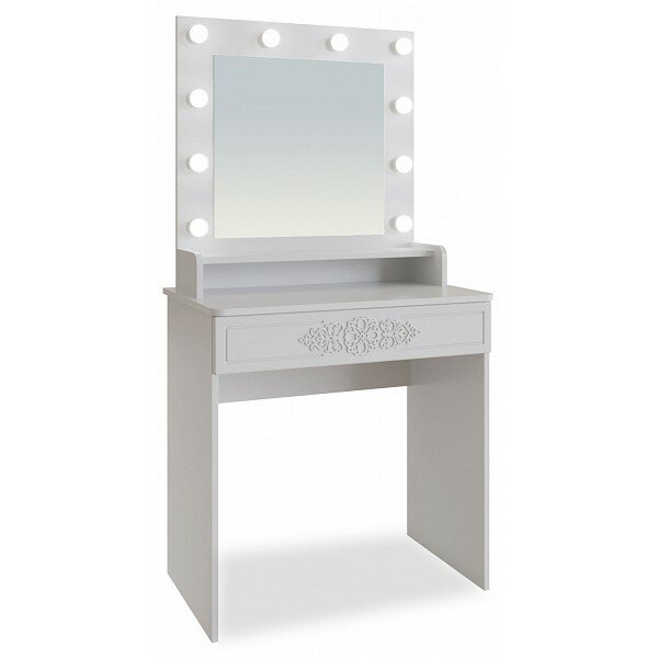 Стол туалетный Компасс-мебель Ассоль Лайт ТСН-4 (без лампочек)