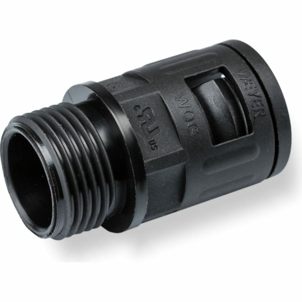 Муфта для гофрированных труб WEYER WQG-M20B/AD15.8 - коннектор прямой, нар.