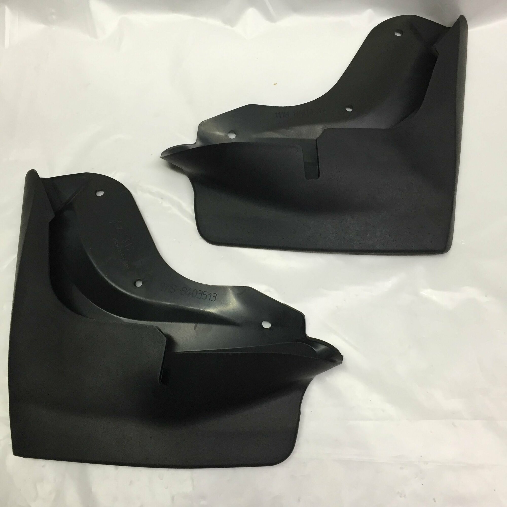 Комплект брызговиков передних колес LECAR LECAR010225107 Kalina OEM 1118-8403512/13, 2 шт.