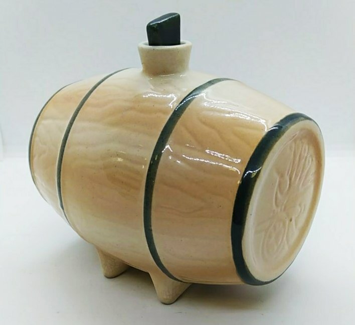 Штоф-бочонок "Смоленск", керамика, роспись, СССР, 1970-1990 гг.