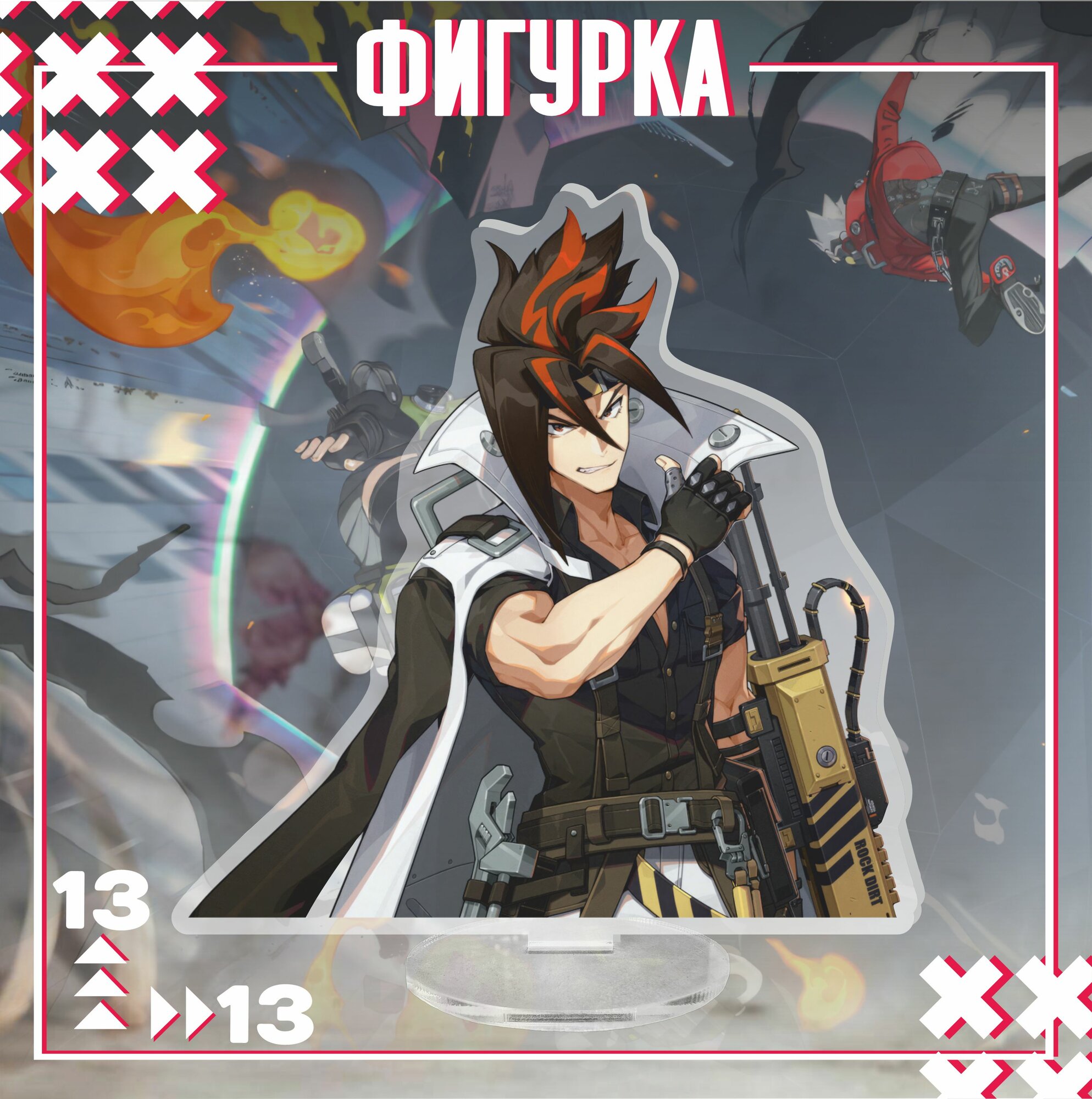 Акриловая фигурка / Zenless Zone Zero Anton zzz