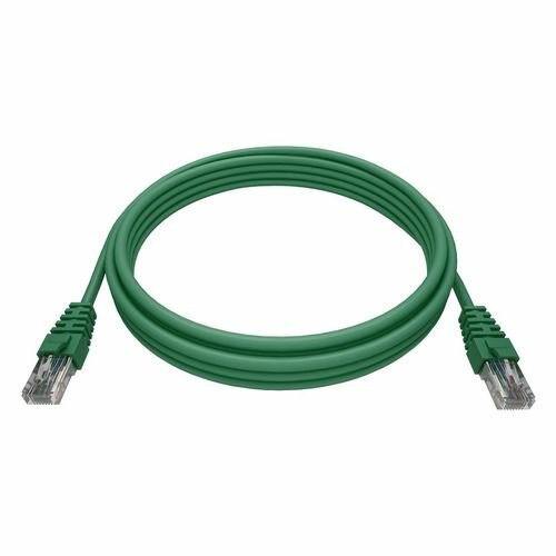 Патч-корд NTSS NTSS-PC-UTP-RJ45-5e-0.15-LSZH-GN, вилка RJ-45, вилка RJ-45, кат.5E, LSZH, 0.15м, зеленый