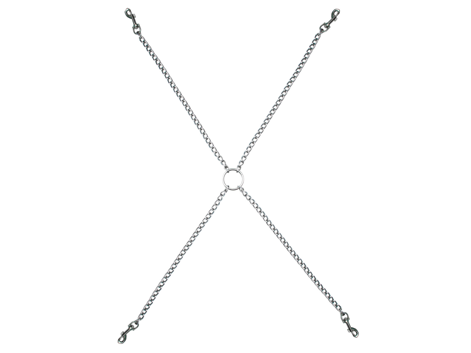 Четыре цепи на кольце c карабинами, 35 см Подиум Четыре цепи на кольце c карабинами, 35 см