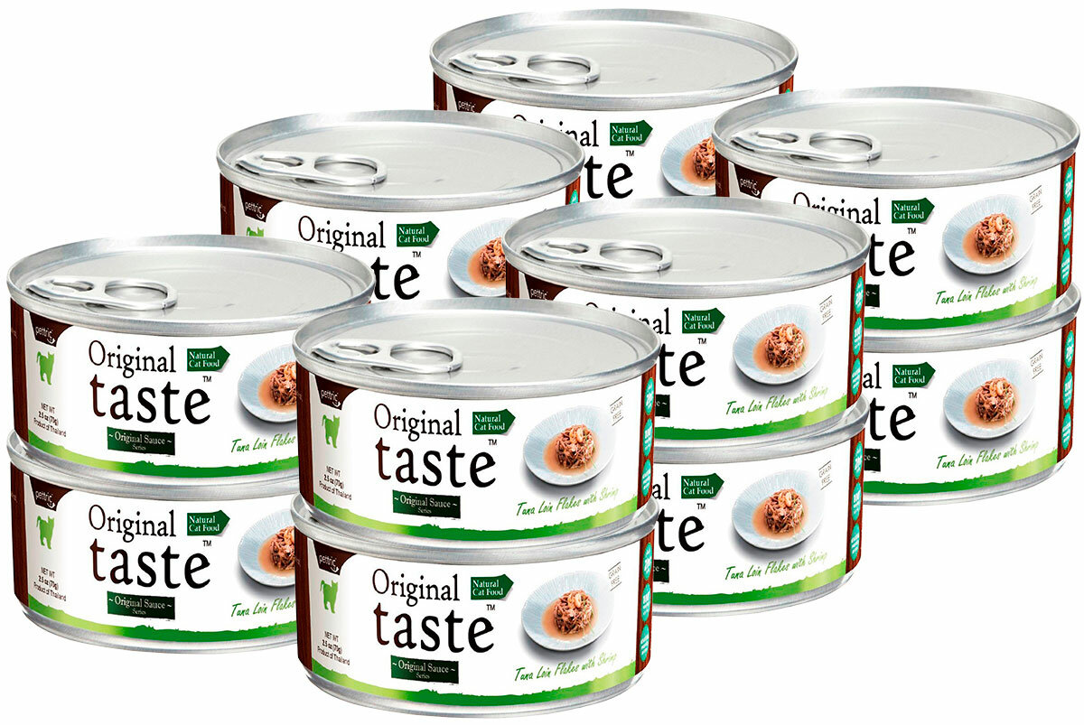 PETTRIC ORIGINAL TASTE GRAIN FREE TUNA & SHRIMP безз для взр кошек с тунцом и кревет в соусе бан 70г 70 гр х 12 шт