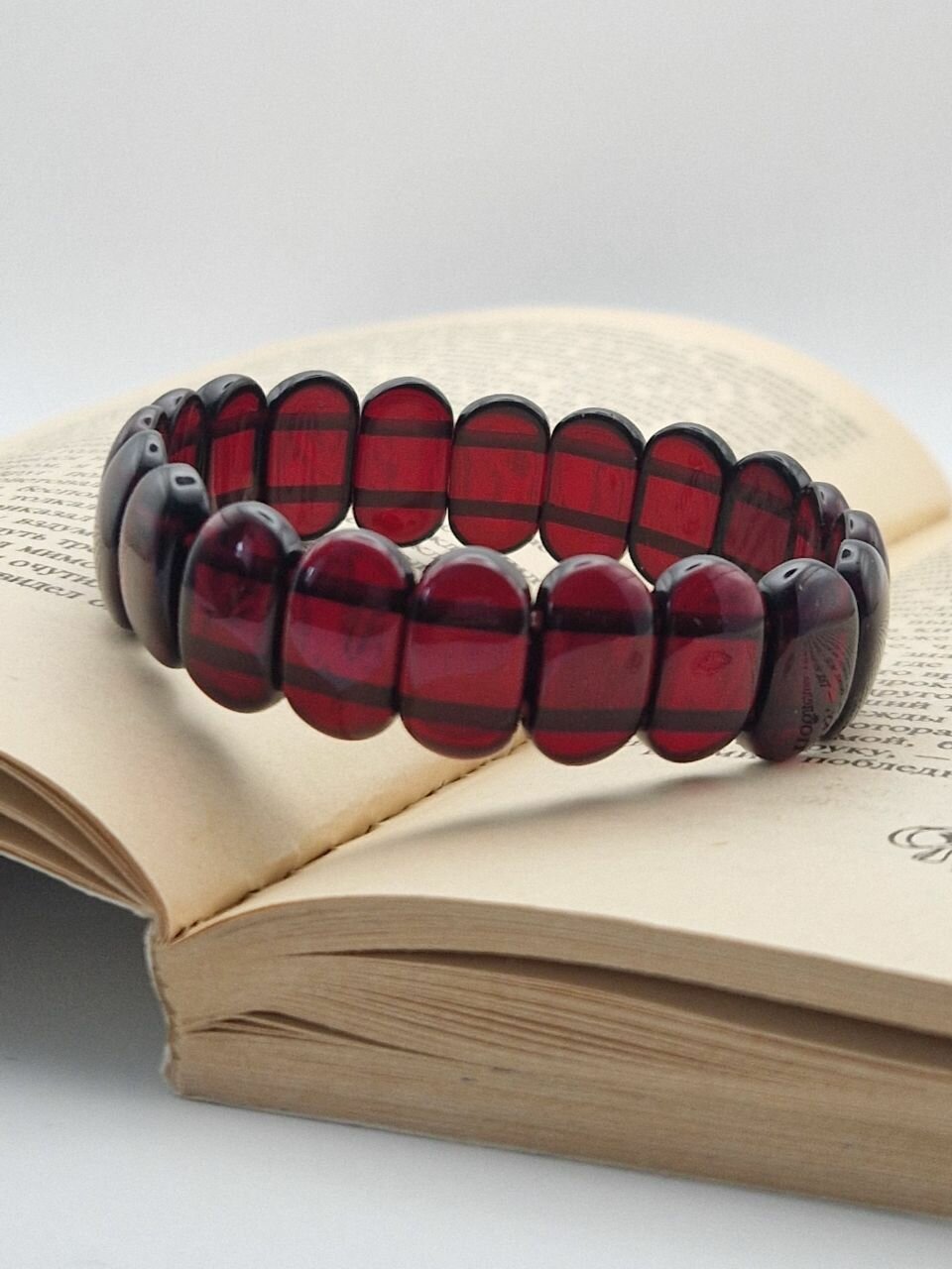 Браслет, янтарь