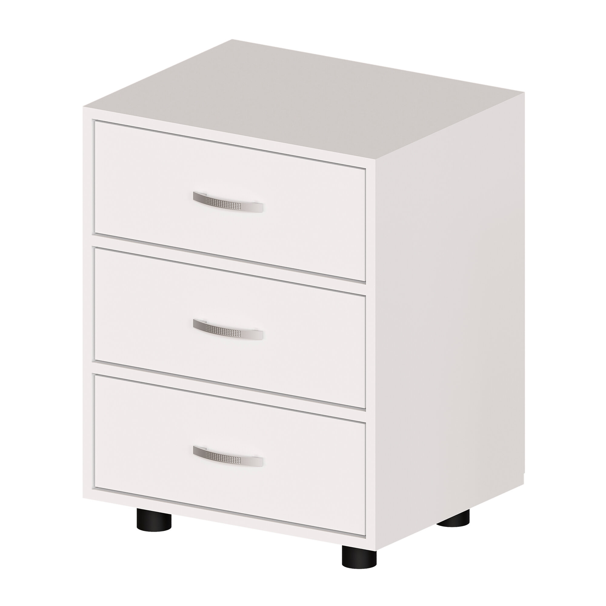 Комод СитиМебель-3 Ширина 50 см, Глубина 40 см, Высота 64 см цвет: Белый