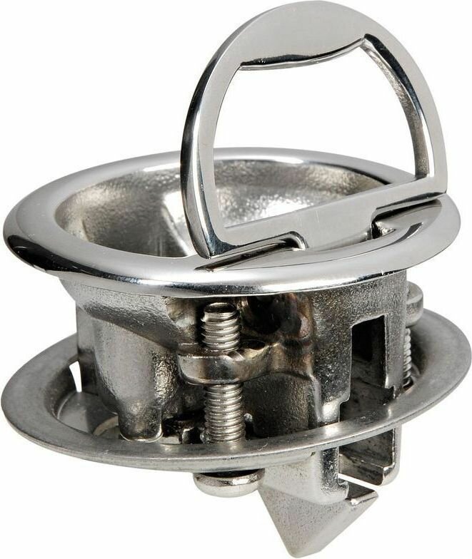 Ручка для люка врезная, утапливаемая с ключом