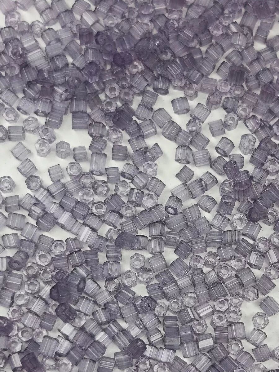 Чешский бисер, рубка -10/0 (1,9 мм) 05121 сиреневый