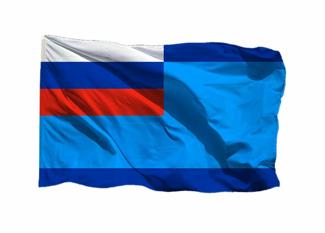 Флаг Федерального агентства воздушного транспорта 90х135 см на сетке для улицы, для флагштока