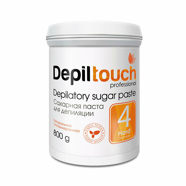 DEPILTOUCH PROFESSIONAL Hard Сахарная паста для депиляции 4 плотная, 800 гр