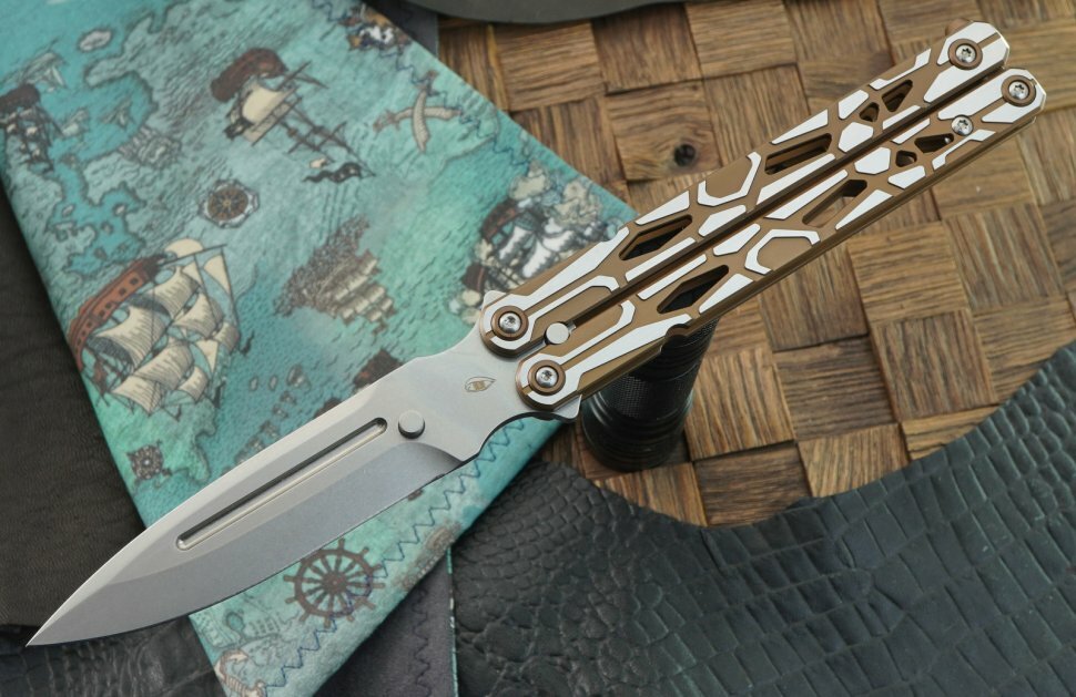 Нож-балисонг Reptilian Киборг 03Z