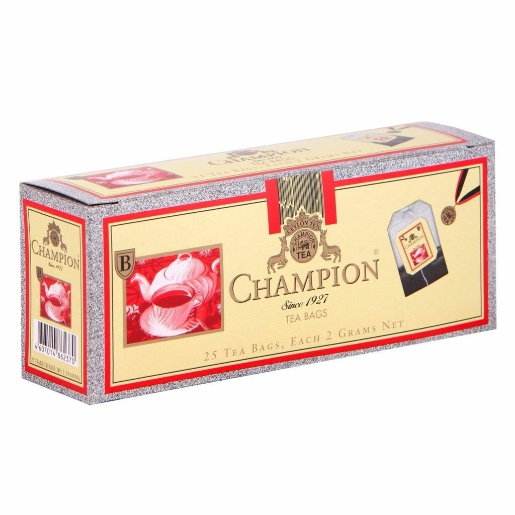 Champion чай черный 25 пак.