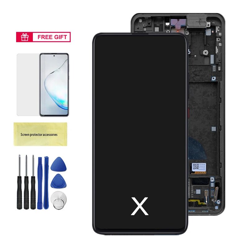 Супер Amoled Экран для Xiaomi Mi 9T Pro/Mi 9T ЖК-дисплей Цифровой сенсорный экран для Xiaomi Redmi K20 Pro/K20 Замена TFT BlackFrame