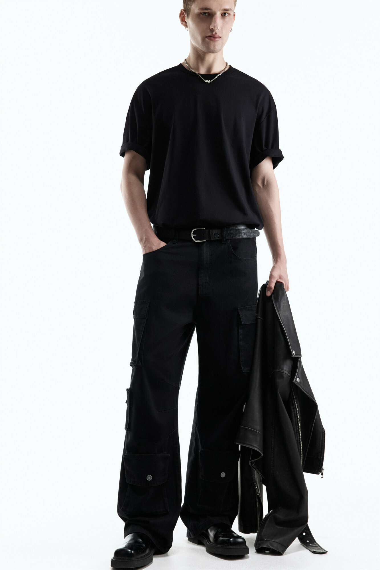 Джинсы карго 