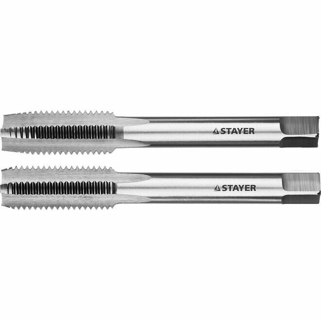 Комплект метчиков MaxCut, STAYER M12 х 1.75 мм, 2 шт.