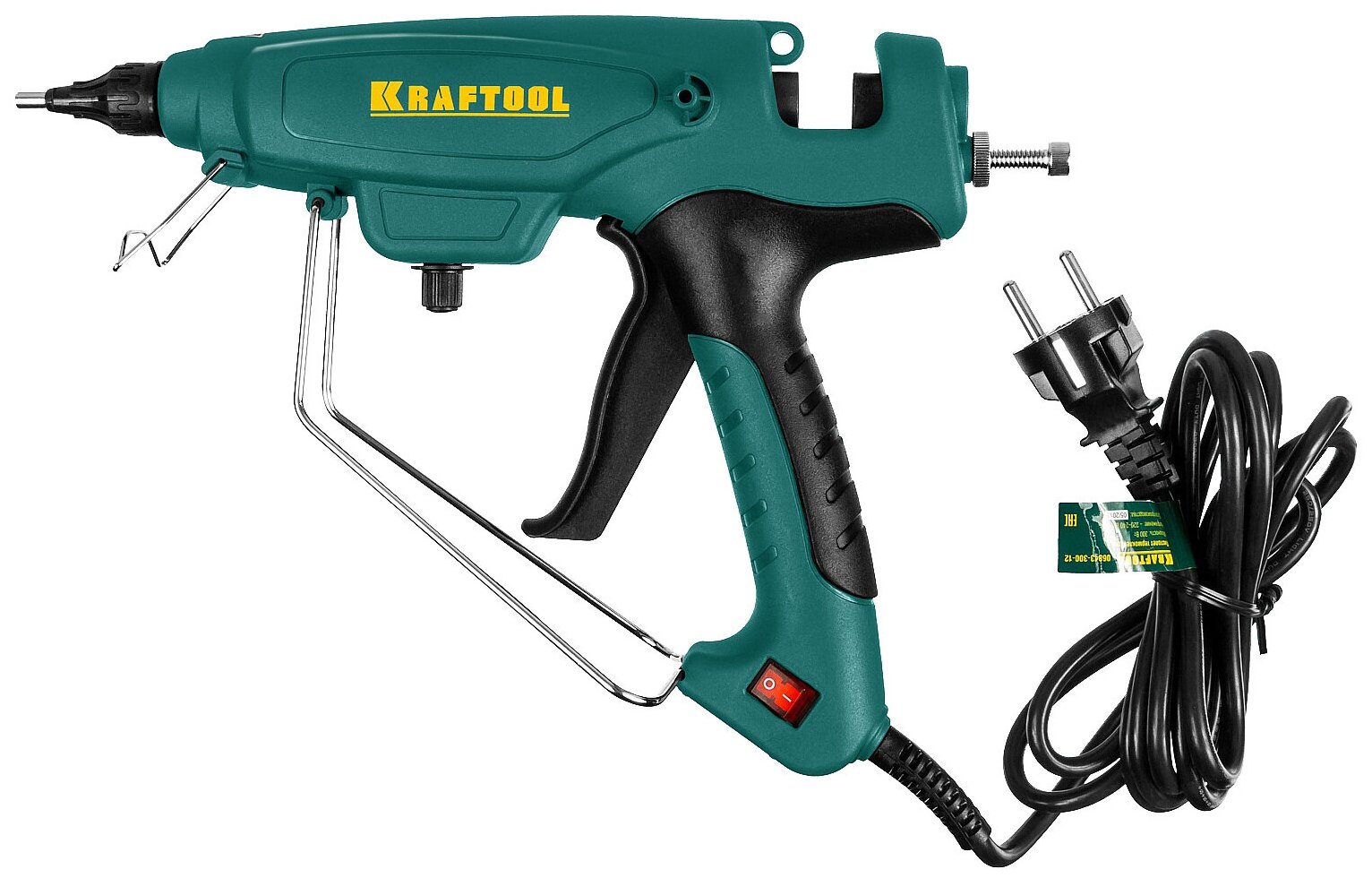 KRAFTOOL Industrial 400, d 11 - 12 мм, 50 г/мин, 130-230 С, пистолет термоклеевой электрический (06843-300-12)