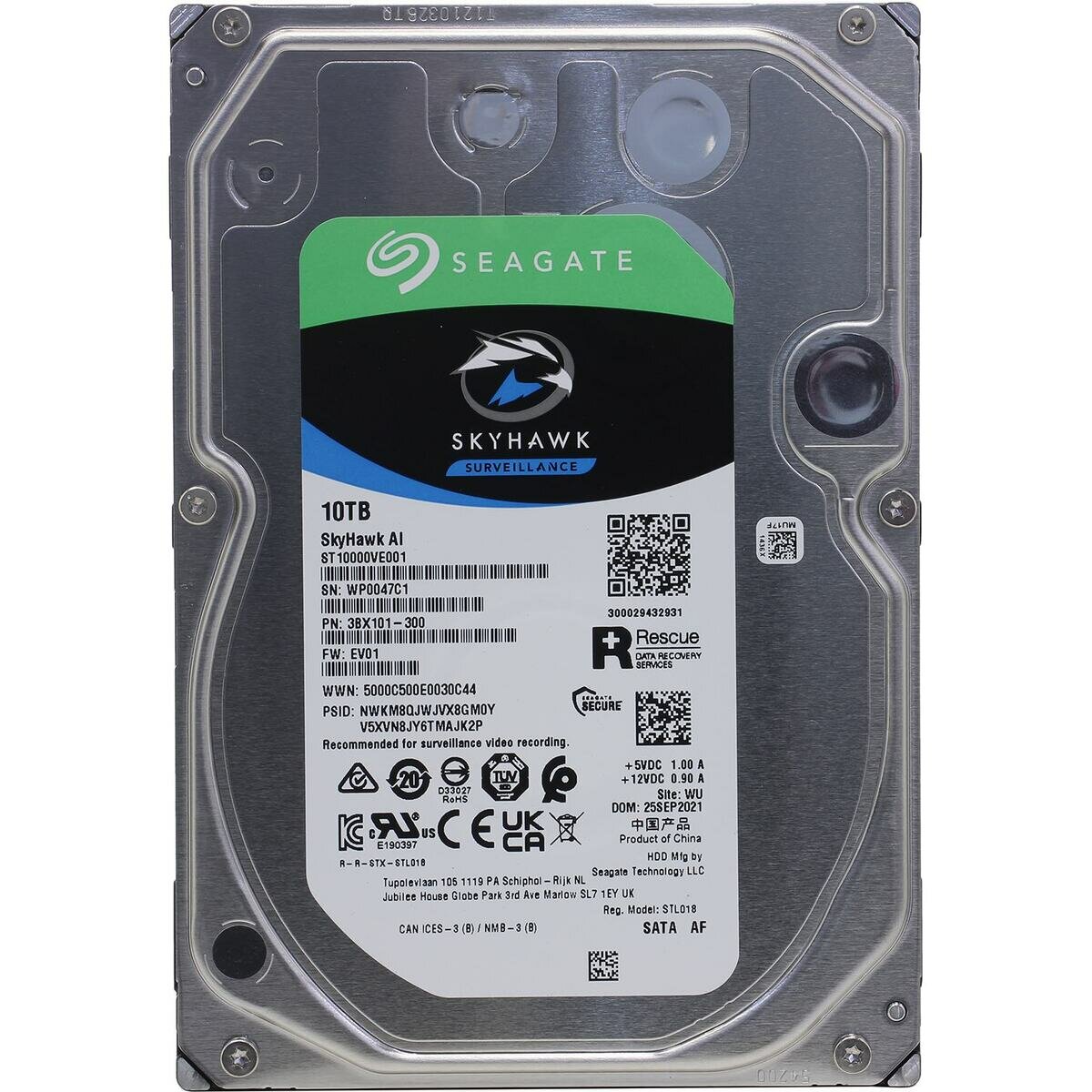HDD 10 Tb SATA 6Gb/s Seagate SkyHawk AI 3.5"