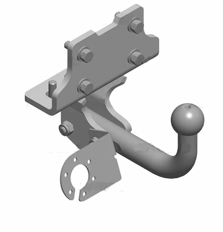 Фаркоп AvtoS для LEXUS GX 470 (2003-2009) с универсальной электрикой Smart(блок) и сертификатом в комплекте, арт.(TY 42+smart)