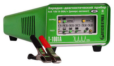 Зарядное устройство Автоэлектрика Т-1001А (автомат-реверс) 220x125x38