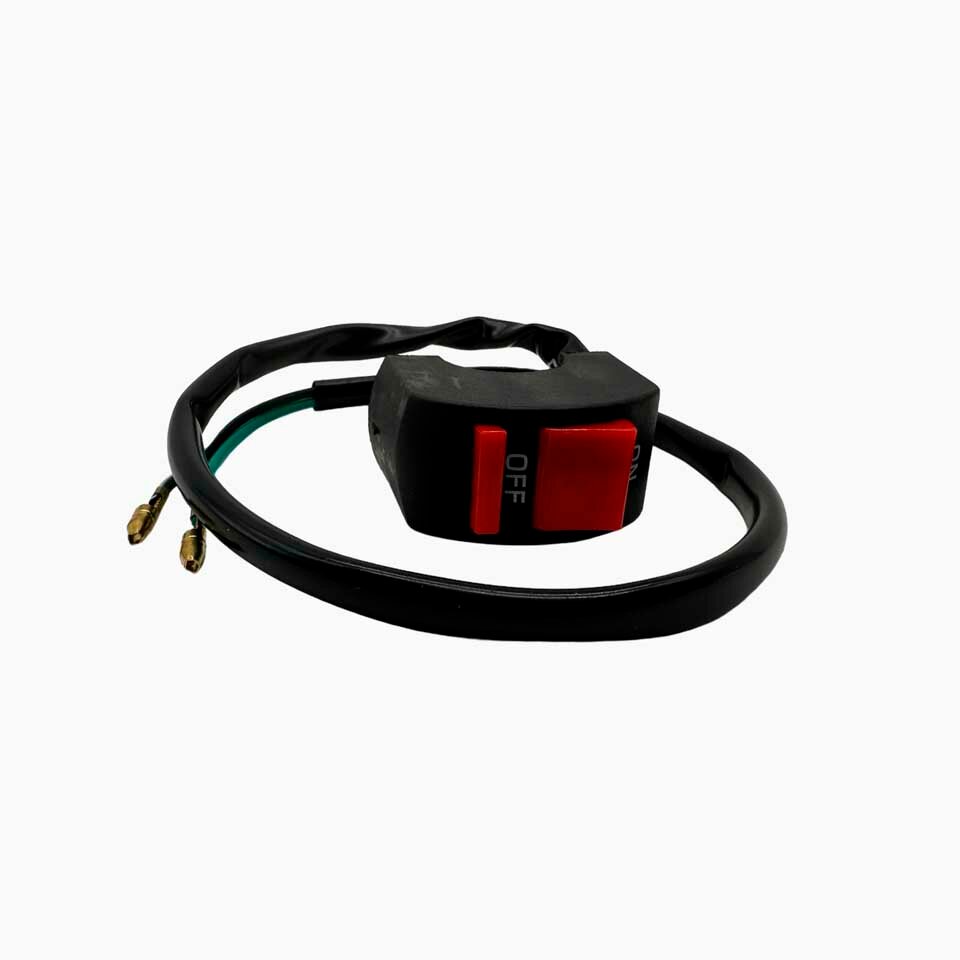 Кнопка (ON/OFF) на руль, универсальный (2 провода) (Стоп двигатель TTR125-250cc, правый)