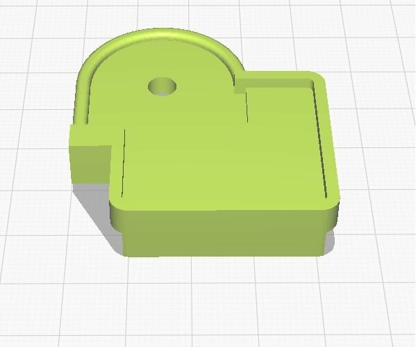 Крепление для левого брызговика к порогу автомобиля mazda 3 BK (3D печать, 10117l)