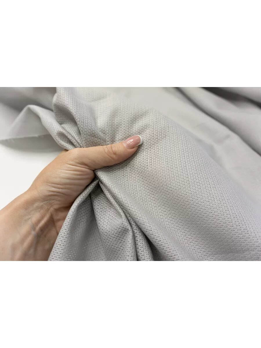 Ткань Хлопок серый фактурный рубашечный