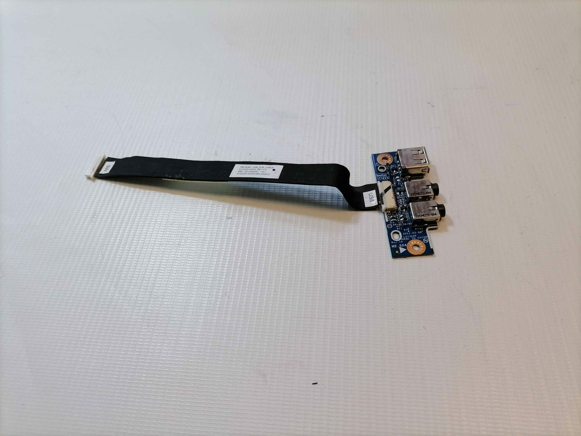 Плата AUDIO и USB Asus X53U