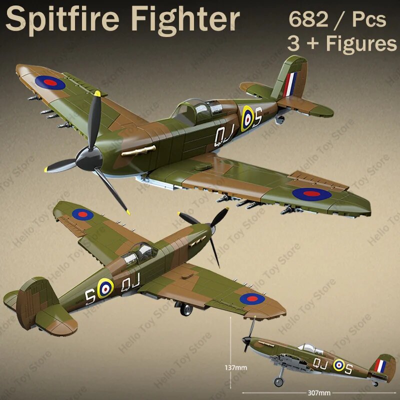 Модель военного солдатика 2024 года, забастовочный самолет, 2 блока, Вторая мировая война, Классическая модель самолета, Обучающие Детские игрушки WW2