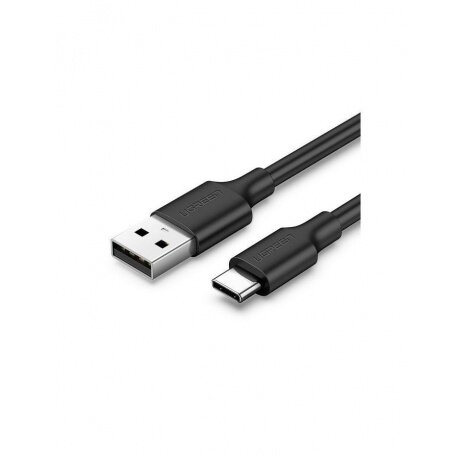 Кабель UGREEN US287 (60118) USB-A 2.0 to USB-C Cable Nickel Plating. 2м. черный