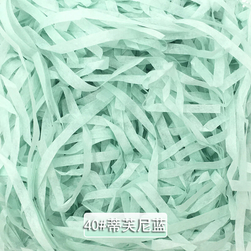 Рафия, измельчённая бумага, мятая бумага, декоративный наполнитель для подарочных и конфетных коробок, продается на вес.