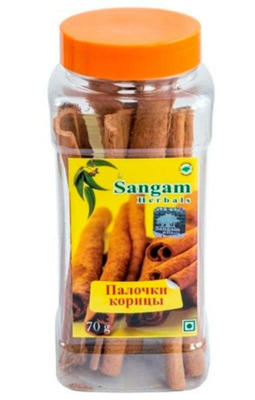Корица в палочках Sangam Herbals, 70 г