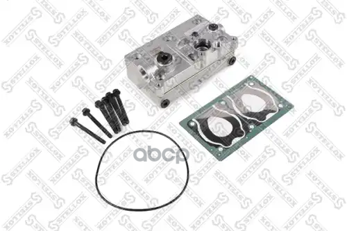 Р/к компрессора! (мк) головка, клапан, пластины, болты для 412 704 018 0 Stellox арт. 8527879SX