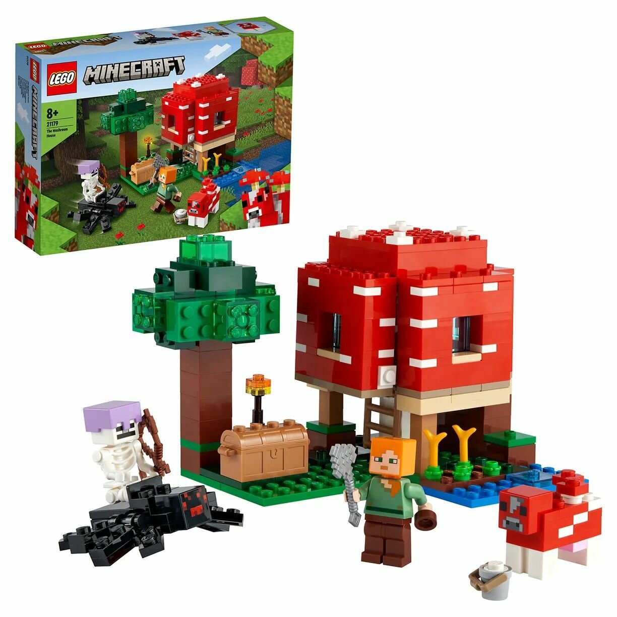 Конструктор Lego Minecraft Грибной дом