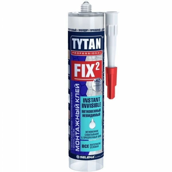 Tytan Professional Fix Instant Invisible (Мгновенный Невидимый) клей монтажный 290мл,