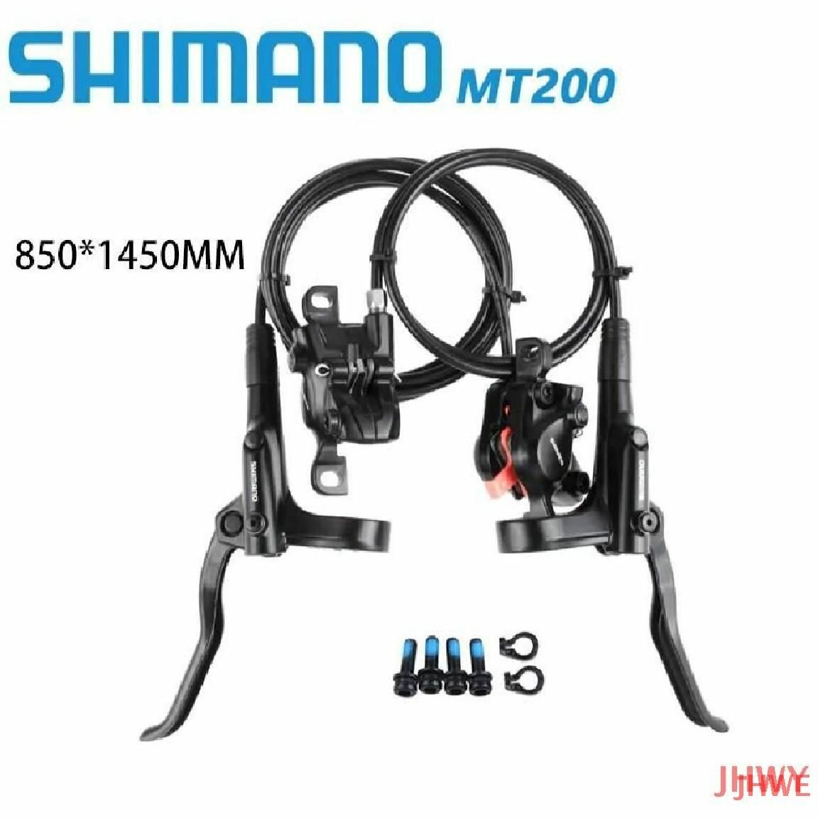 Гидравлический тормоз для горного велосипеда SHIMANO MT200, гидравлический дисковый тормоз, 850/1450 мм