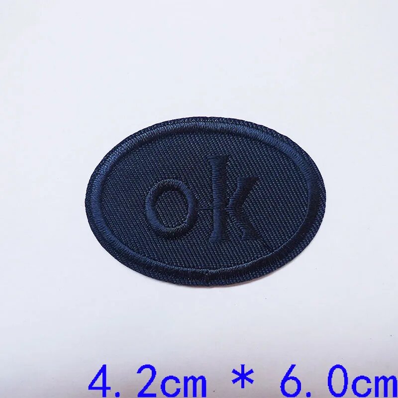 Набор из 10 темно-синих нашивок с бабочками Sudu Черный, G62