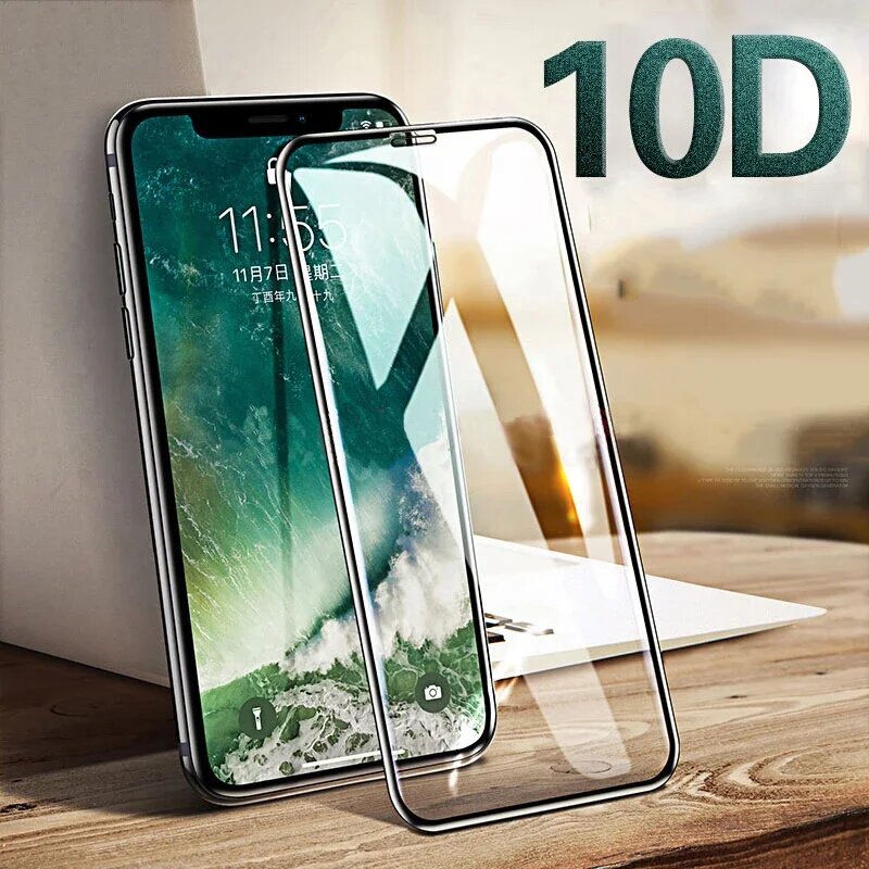 Защитное закаленное стекло для iPhone 17, 16, 15, 14, 13, 12, Mini 11 Pro XS Max XR X 8 7 Plus SE 2022 2020 Защитное стекло для экрана