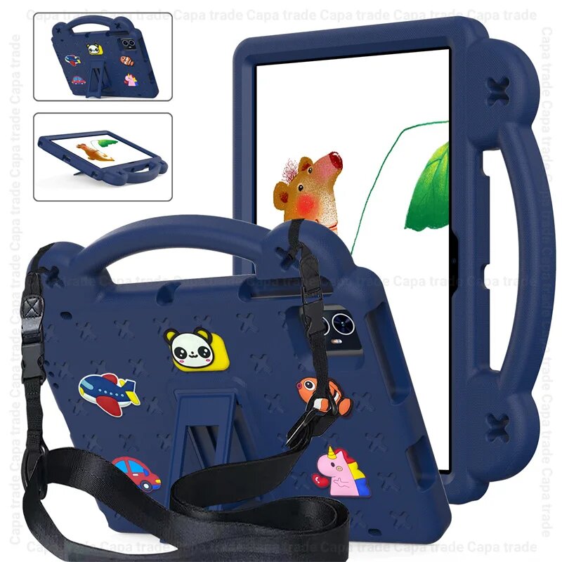 Бесплатный плечевой ремень для Funda Teclast P30 Air Case из пены EVA 10,1 дюйма, портативный противоударный чехол для планшетного ПК (без отверстия для наушников)