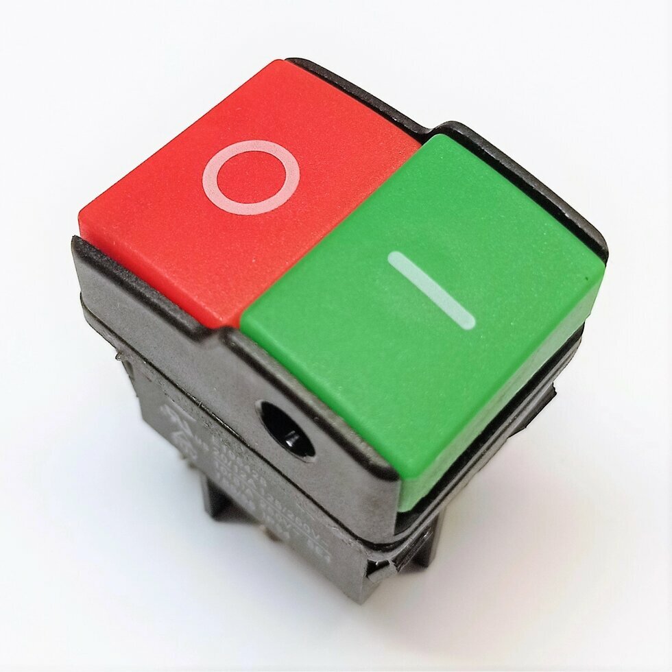 Выключатель компрессора Калибр КБК-1100 КБК-1200 кнопка HY52 12А 250В пуск-стоп