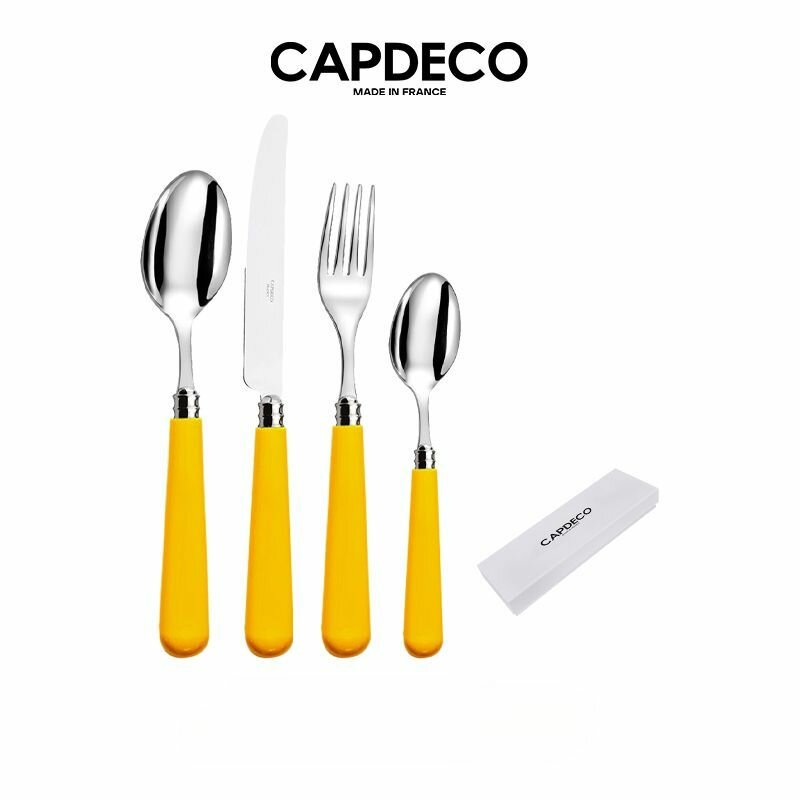Французский набор ножей, вилок и ложек Capdeco Helios из нержавеющей стали