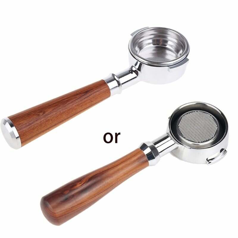 Ручка кофемашины 58 мм-классическая из красного розового дерева