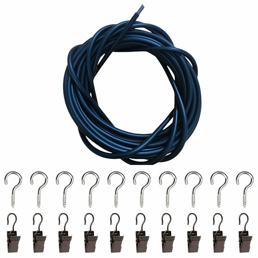 Набор проводов для штор 6 метров с креплениями и зажимами