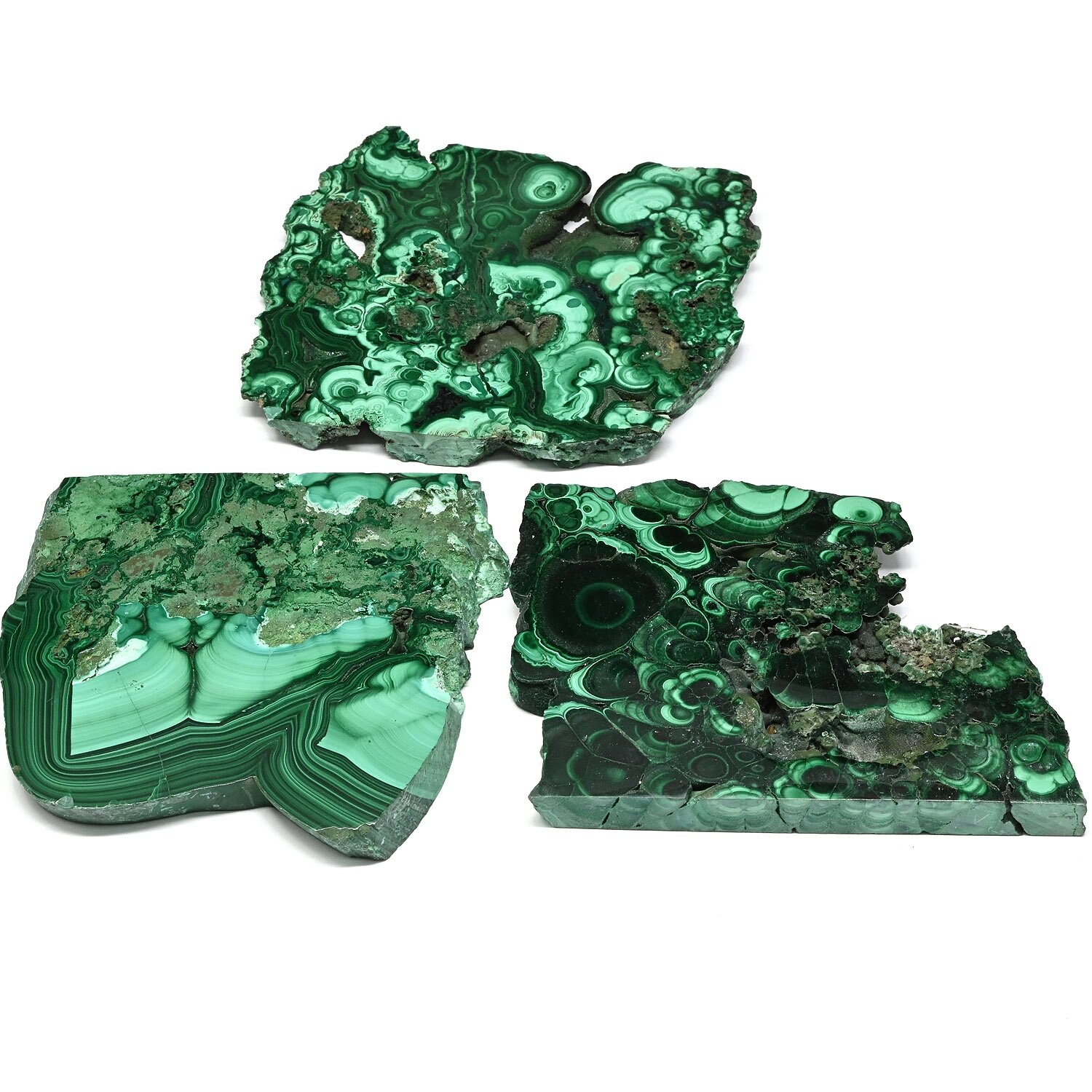 Минерал малахит 103*95*9мм, 240-259г .