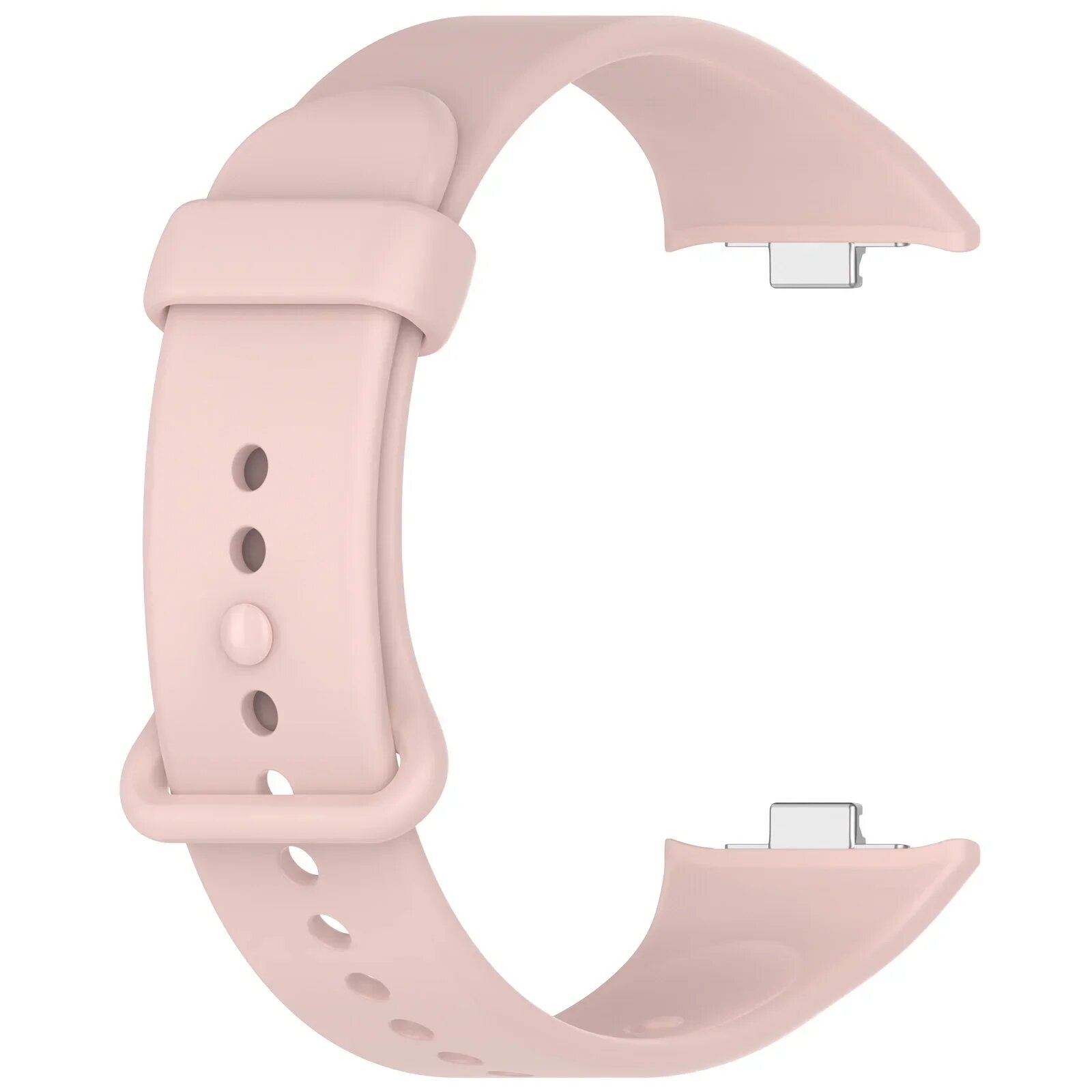 Силиконовый ремешок для Xiaomi Smart Band 9 Pro, розовый